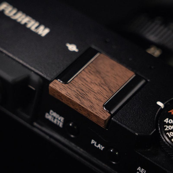 Wooden Shutter Button Hot Shoe Cover Fuji XPro3 X100V XT5 📷