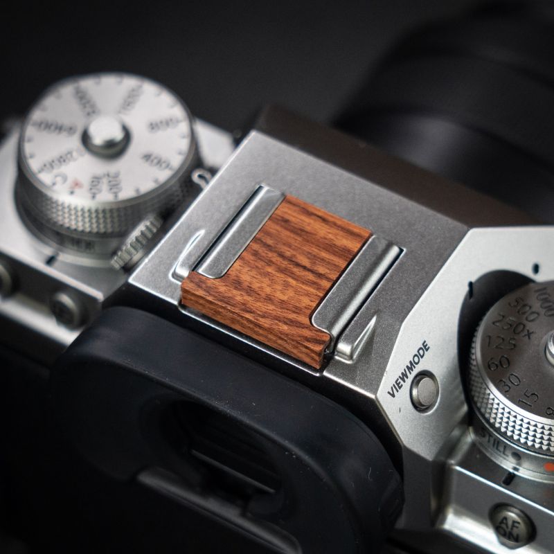 Wooden Shutter Button Hot Shoe Cover Fuji XPro3 X100V XT5 📷