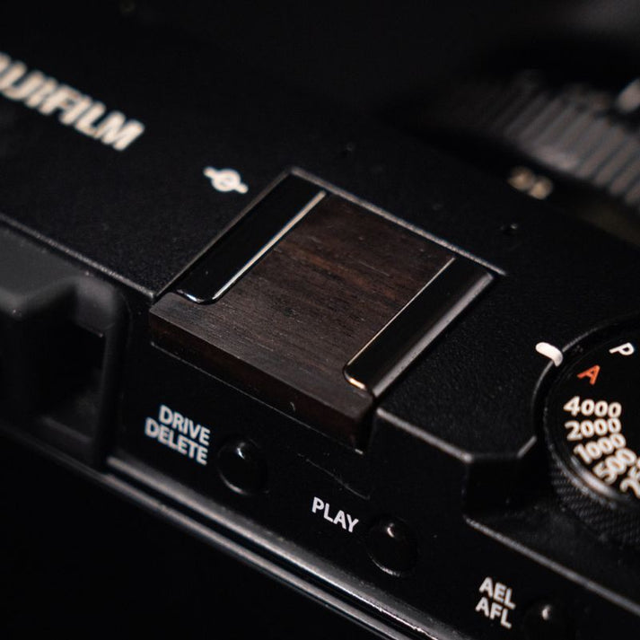 Wooden Shutter Button Hot Shoe Cover Fuji XPro3 X100V XT5 📷