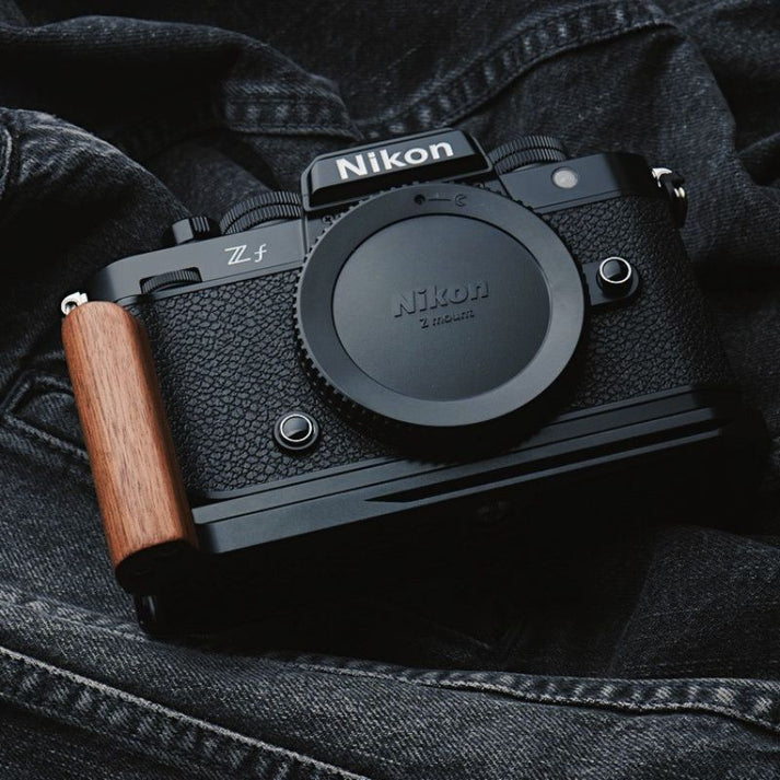 Nikon ZF Grip - Slim Design Aluminum and Hardwood
