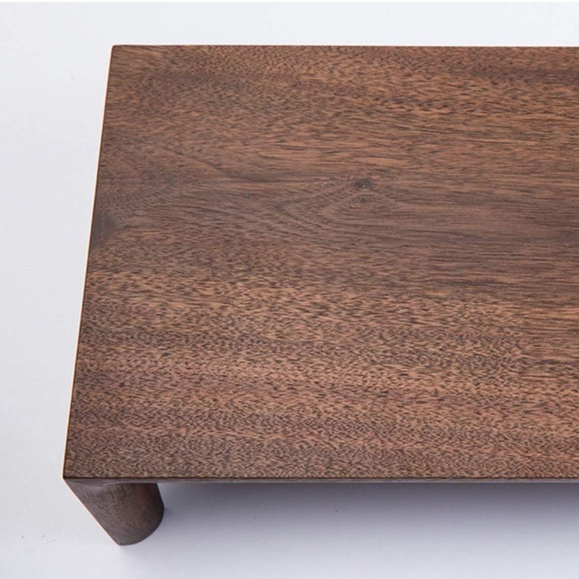 Solid Walnut Computer Monitor Riser: Ergonomic & Functionality