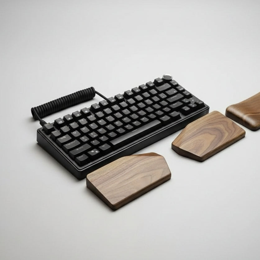 Wireless Keyboard HomeDo Wooden Wrist Rest For s, Support Pad For Palm ...