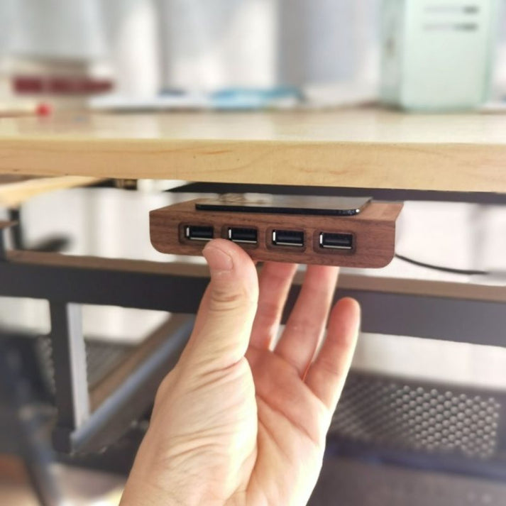 High Quality Under Desk Charging Station for 4 Devices 🌳🔥