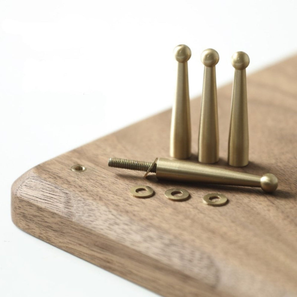 Stylish Brass Leg Monitor Holder for Desk with USB Ports 💻