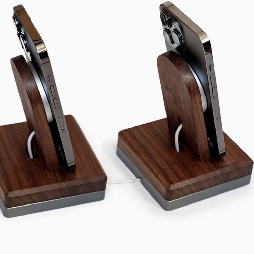 Exclusive Wood MagSafe Stand for iPhone 🌳📱 iWoodStore