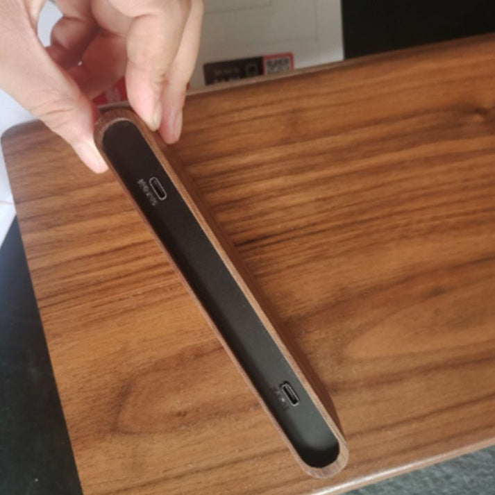 Wooden 3.0 USB Extender For Desktop Under Desk Wood USB Hub