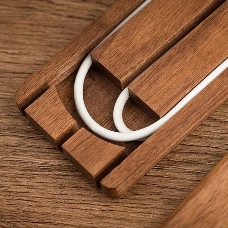 Wooden Apple Watch Stand ⌚ High-Quality Wood Charging Stand