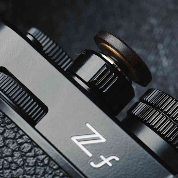 Wooden Nikon Leica Shutter Release Button Large 15mm