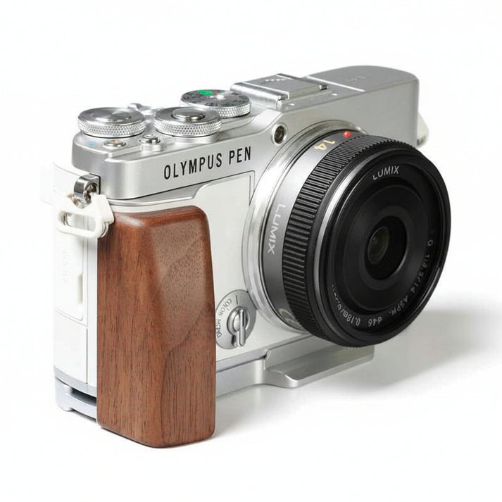 Olympus PEN EP7 Grip by MS Design 📷 Wooden Handgrip 🔥