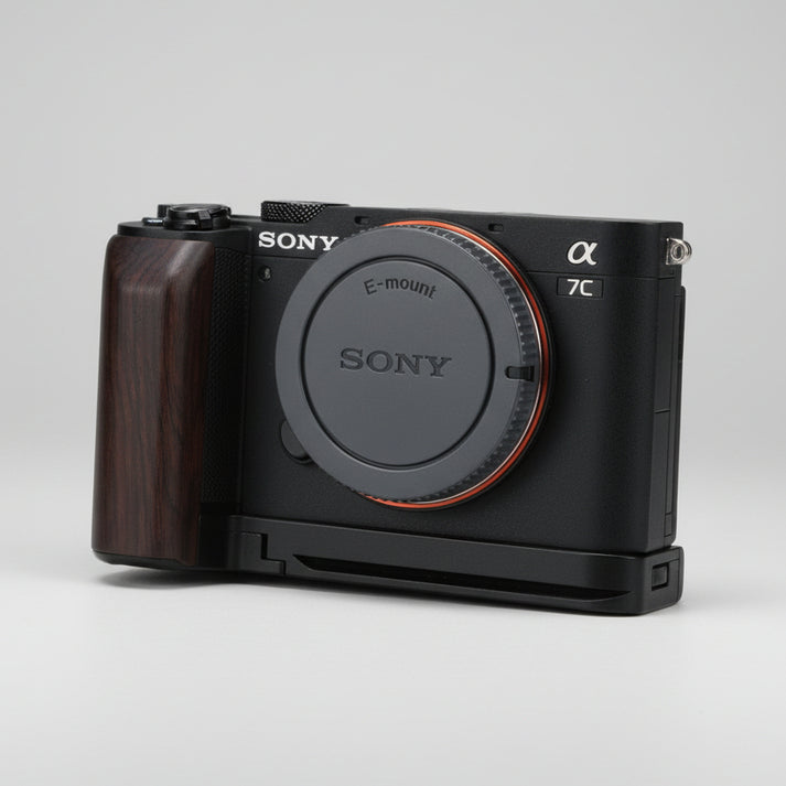 Wooden Sony A7C Camera Hand Grip 🔥🌳 iWoodStore