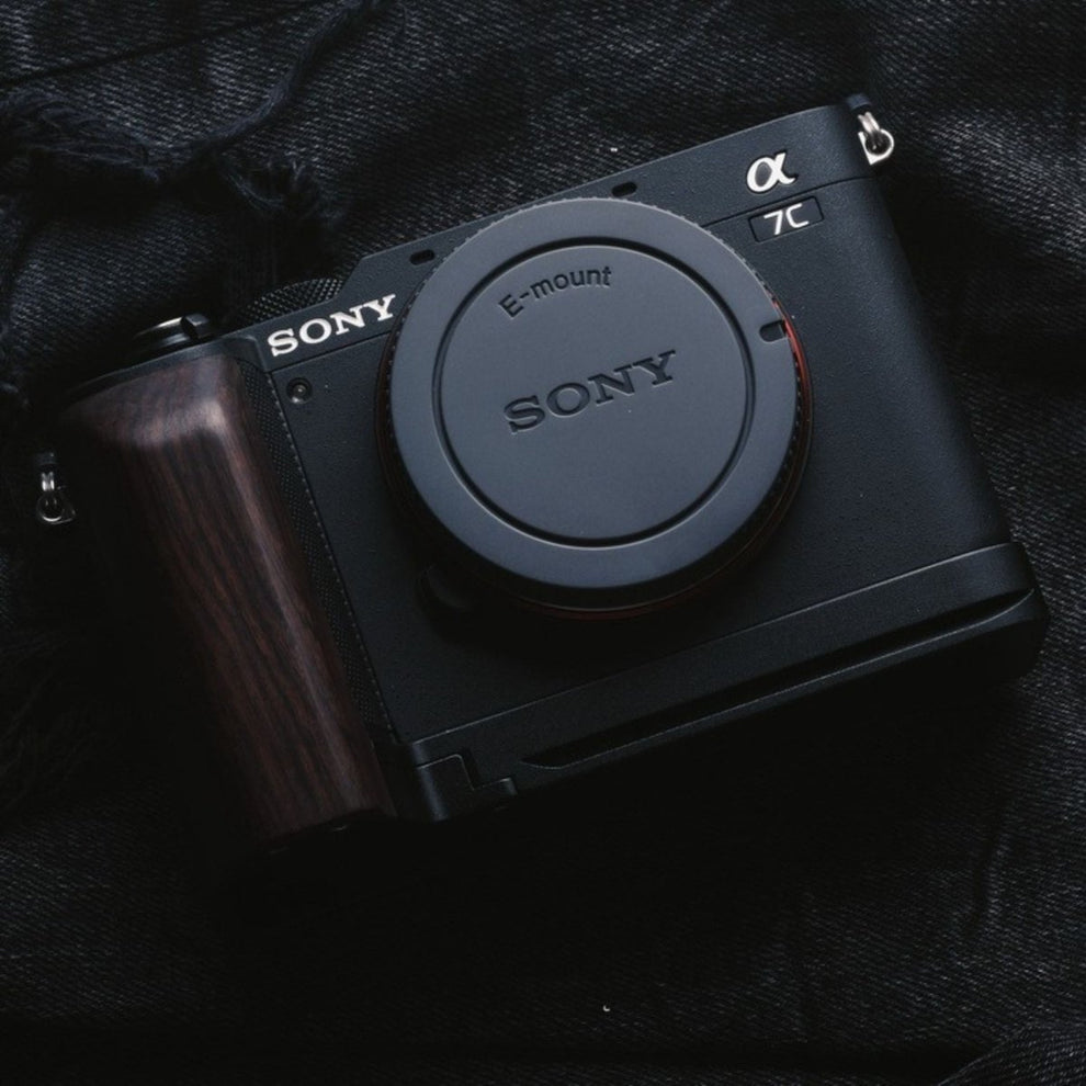Wooden Sony A7C Camera Hand Grip 🔥🌳 iWoodStore