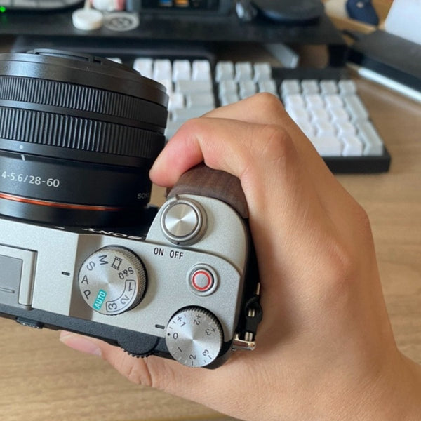Wooden Sony A7C Camera Hand Grip 🔥🌳 iWoodStore