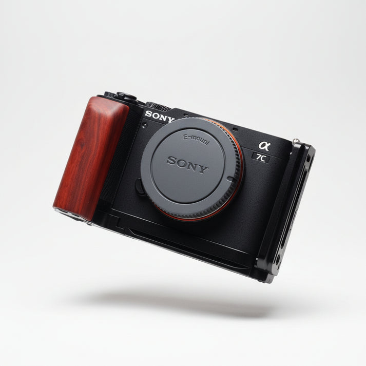 Wooden Sony A7C Camera Hand Grip 🔥🌳 iWoodStore