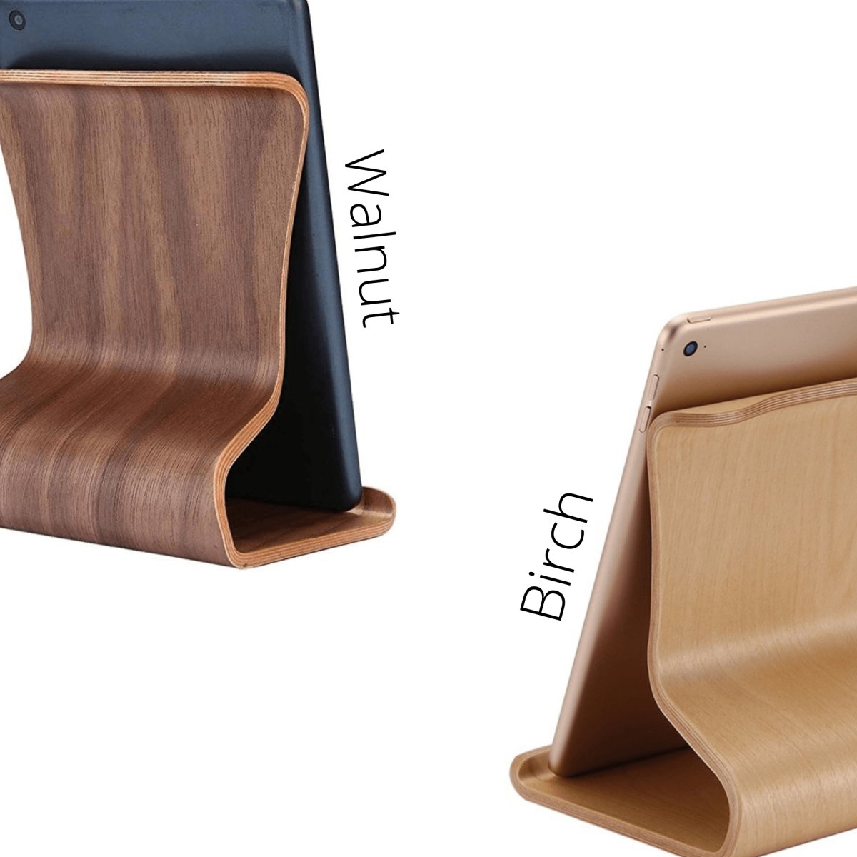 Handcrafted Wooden Tablet Stand Holder for iPad and Tablets