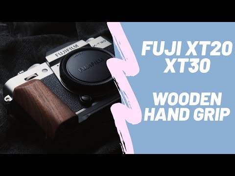 Fuji XT30 XT20 XT30II Hand Grip 📷 Real Wood 🌳 iWoodStore
